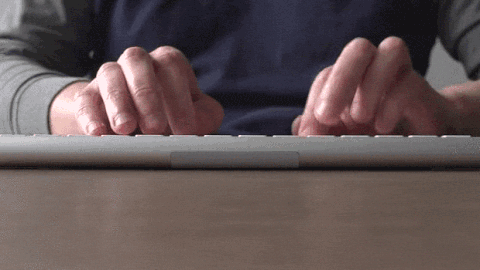 computer nerd typing gif