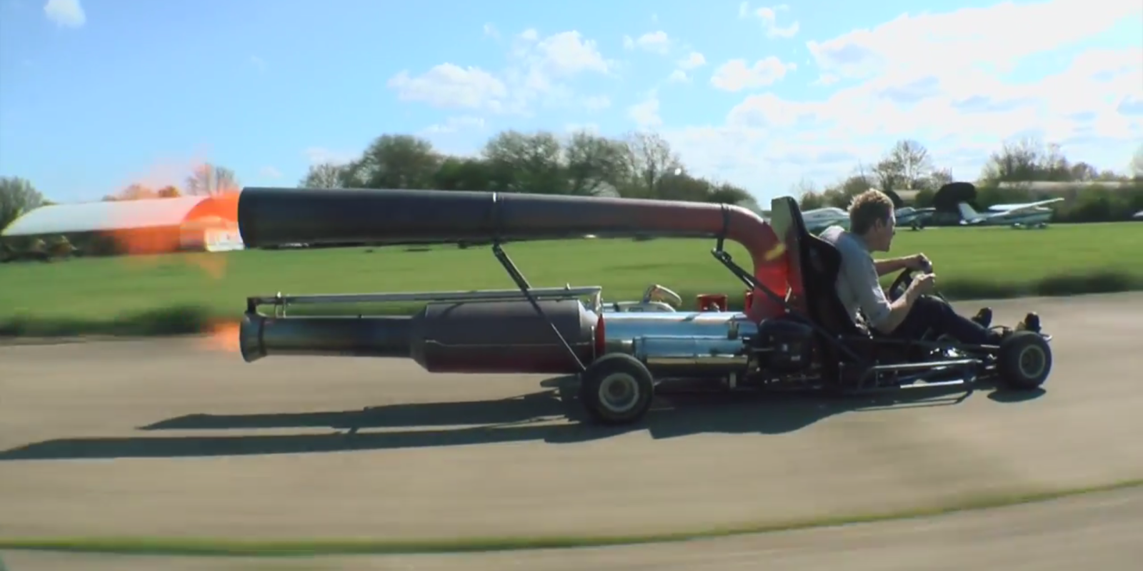 This Rocket Powered Go-Kart is Danger Personified