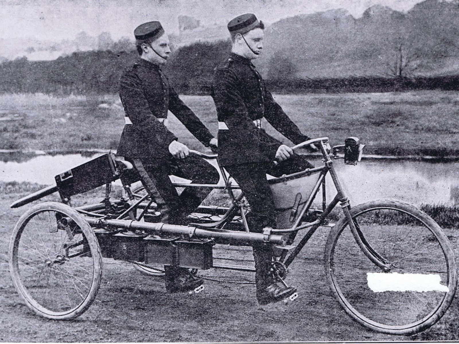 Maxim Gun On A Bicycle
