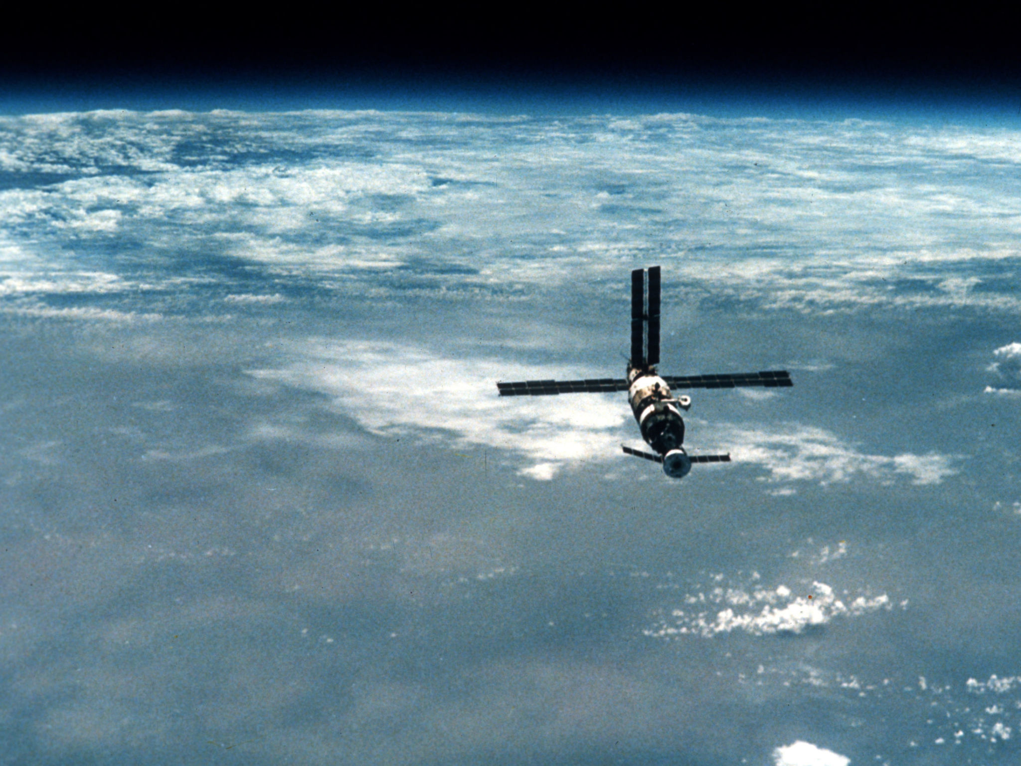 Mir Space Station Inside