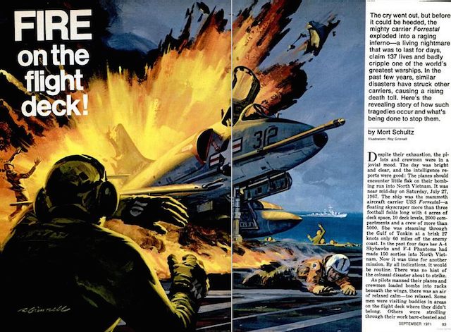 Fire On The Flight Deck : Fire, Fire, Fire on the Flight Deck Aft; This ...